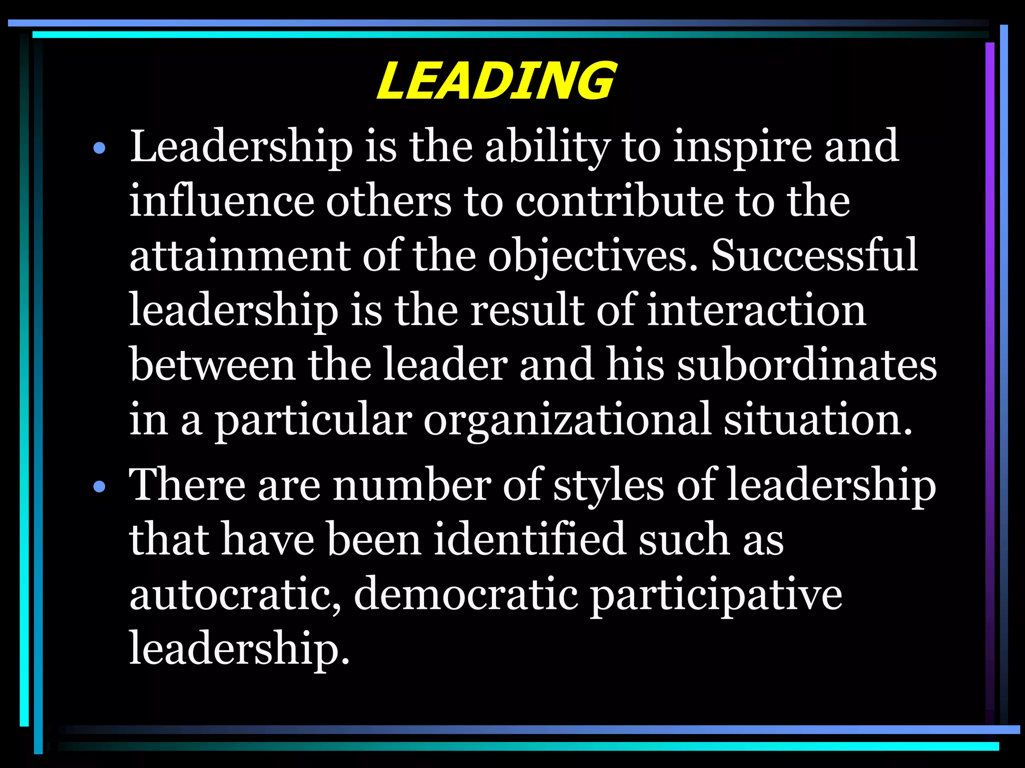 Functions of administration | PPTX