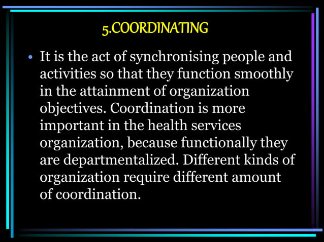 Functions of administration | PPTX