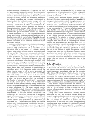 effect of different processing methods on millet polyphenolss | PDF