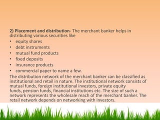 process of floating of ipo and role of merchant banker | PPTX