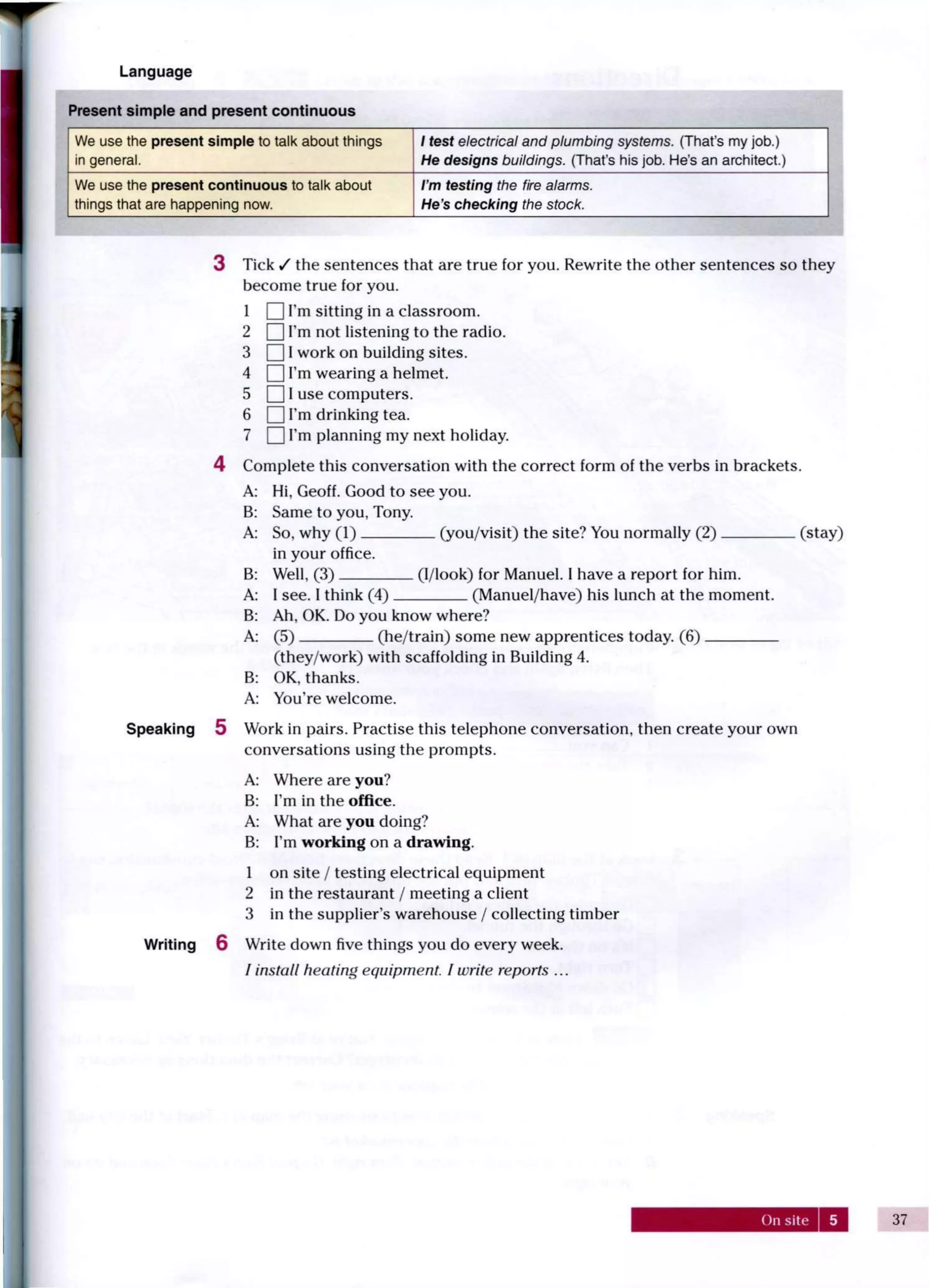 [04677] english for construction 1 | PDF