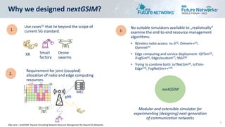 NextGSIM: Toward Simulating Network Resource Management for Beyond 5G Networks | PPT