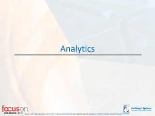 Extending LRSs and the xAPI for Event-driven Blended and Adaptive Learning | PDF | Web ...