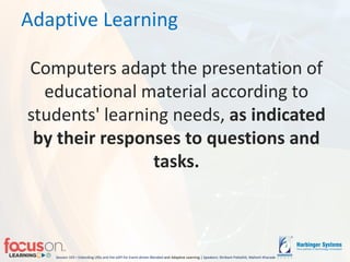 Extending LRSs and the xAPI for Event-driven Blended and Adaptive Learning | PDF | Web ...