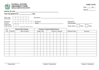 FO2-Form-8xbvxx (1).pdf used for making amendmentin payroll | PDF