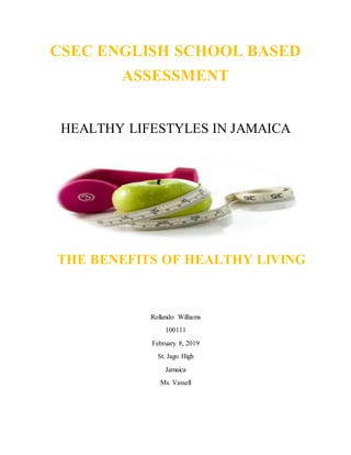 Eng sba | DOCX | Healthy Living