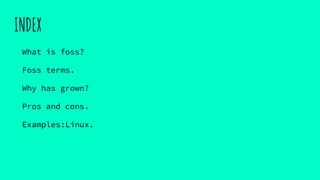 Foss: free and open source | PPTX | Shareware and Freeware | Computer ...