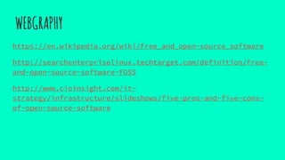 Foss: free and open source | PPTX | Shareware and Freeware | Computer ...