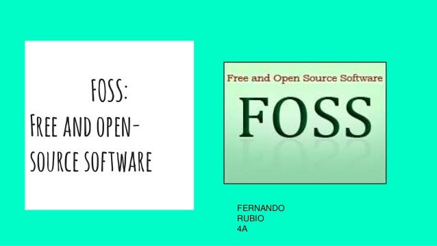 Foss Free And Open Source