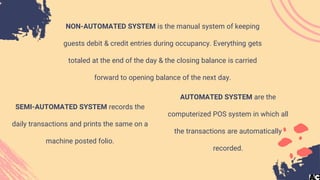 Front Office Accounting | PPTX