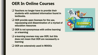 eLearning and Open Educational Resources (OER) | PPT