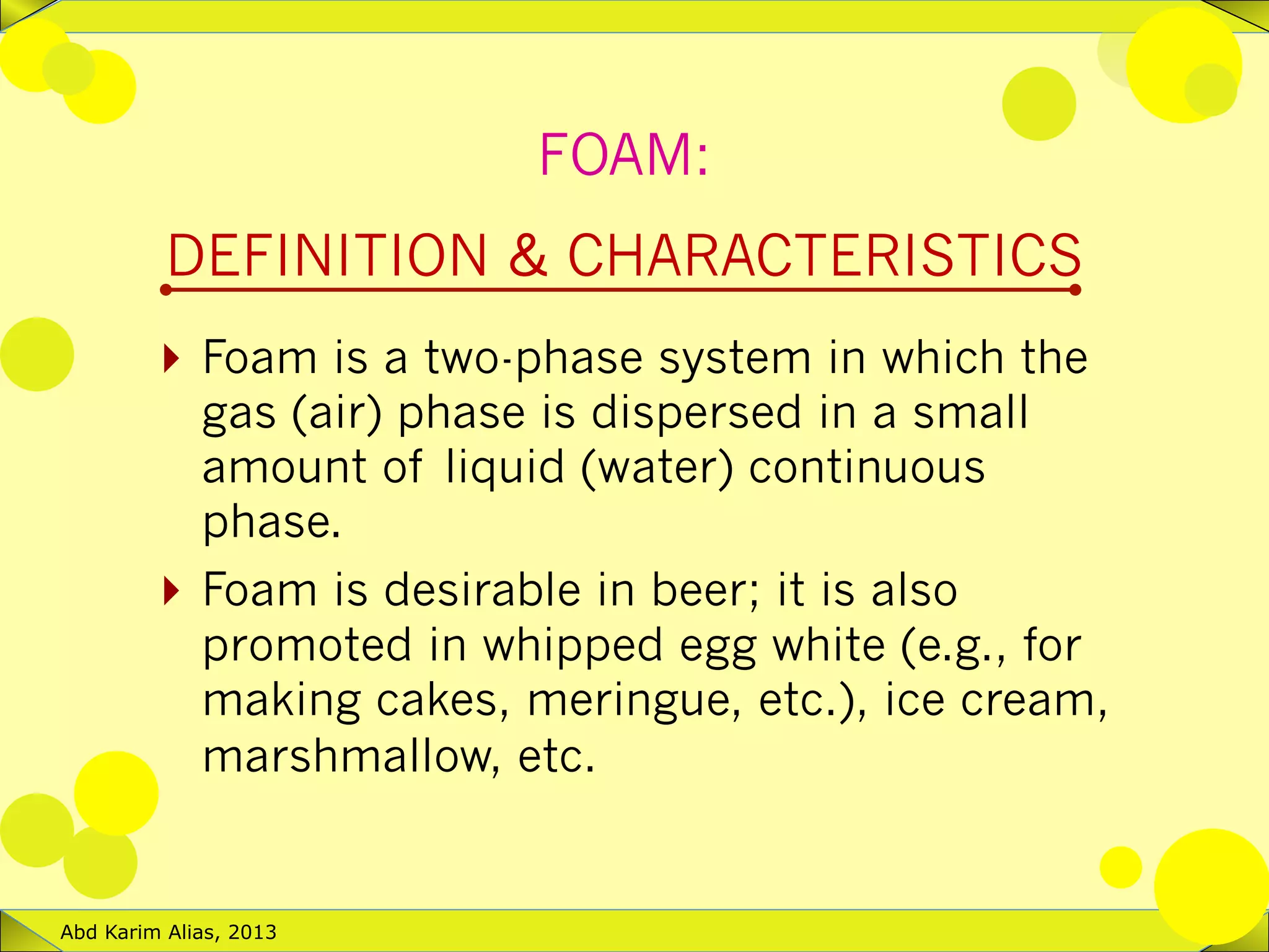 Foam | PDF