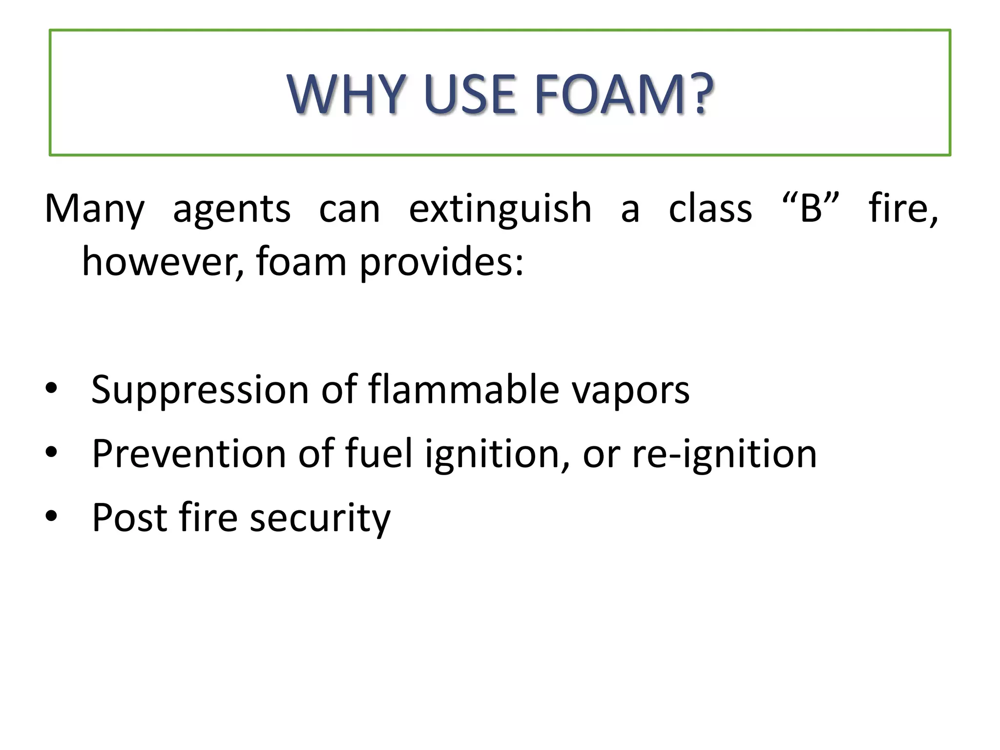 fire fighting foam | PPTX