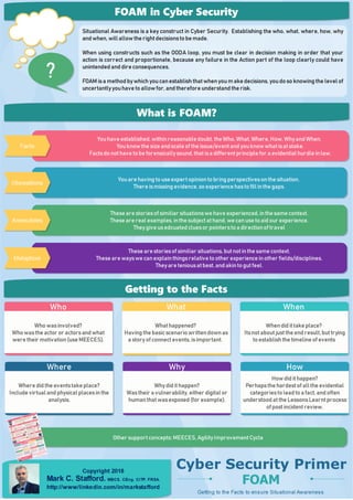 Cyber Security Primer - FOAM - Getting to the Facts to Ensure Situational Awareness. | PDF
