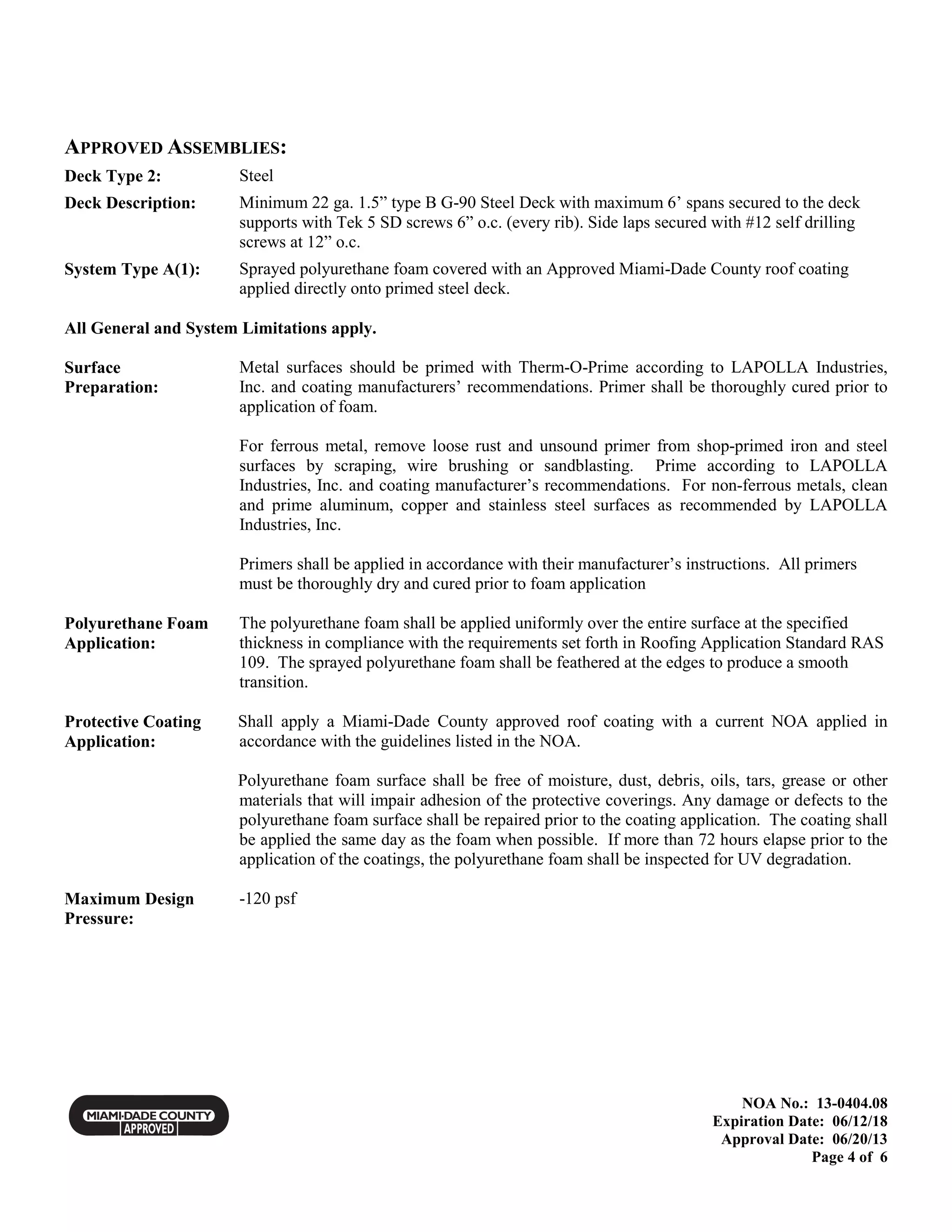 Spray Polyurethane Foam (SPF) Roofing: Installation & Performance | PDF