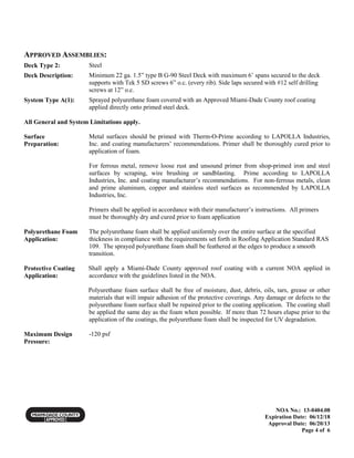 Spray Polyurethane Foam (SPF) Roofing: Installation & Performance | PDF