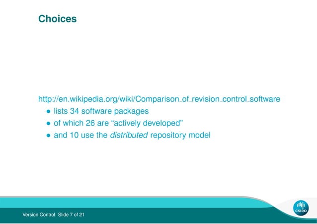 Version Control in Bioinformatics: Our Experience Using Git | PDF | Computing | Technology ...