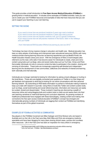 FOAMed: An introduction | PDF