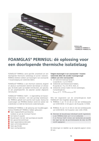 Foamglas - De blijvende oplossing voor koudebruggen | PDF