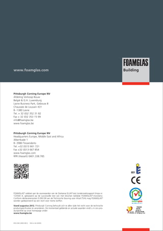 Foamglas - De blijvende oplossing voor koudebruggen | PDF