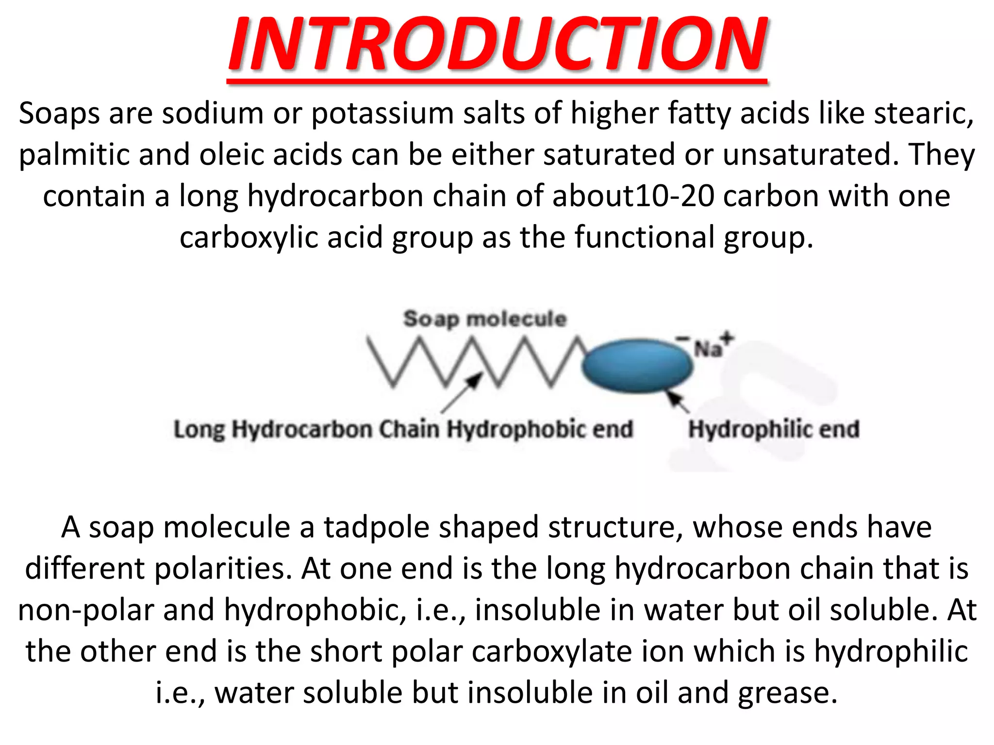 Foaming capacity of different soaps | PPTX