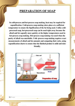 chemistry project on foaming capacity of soap class 11 | PDF