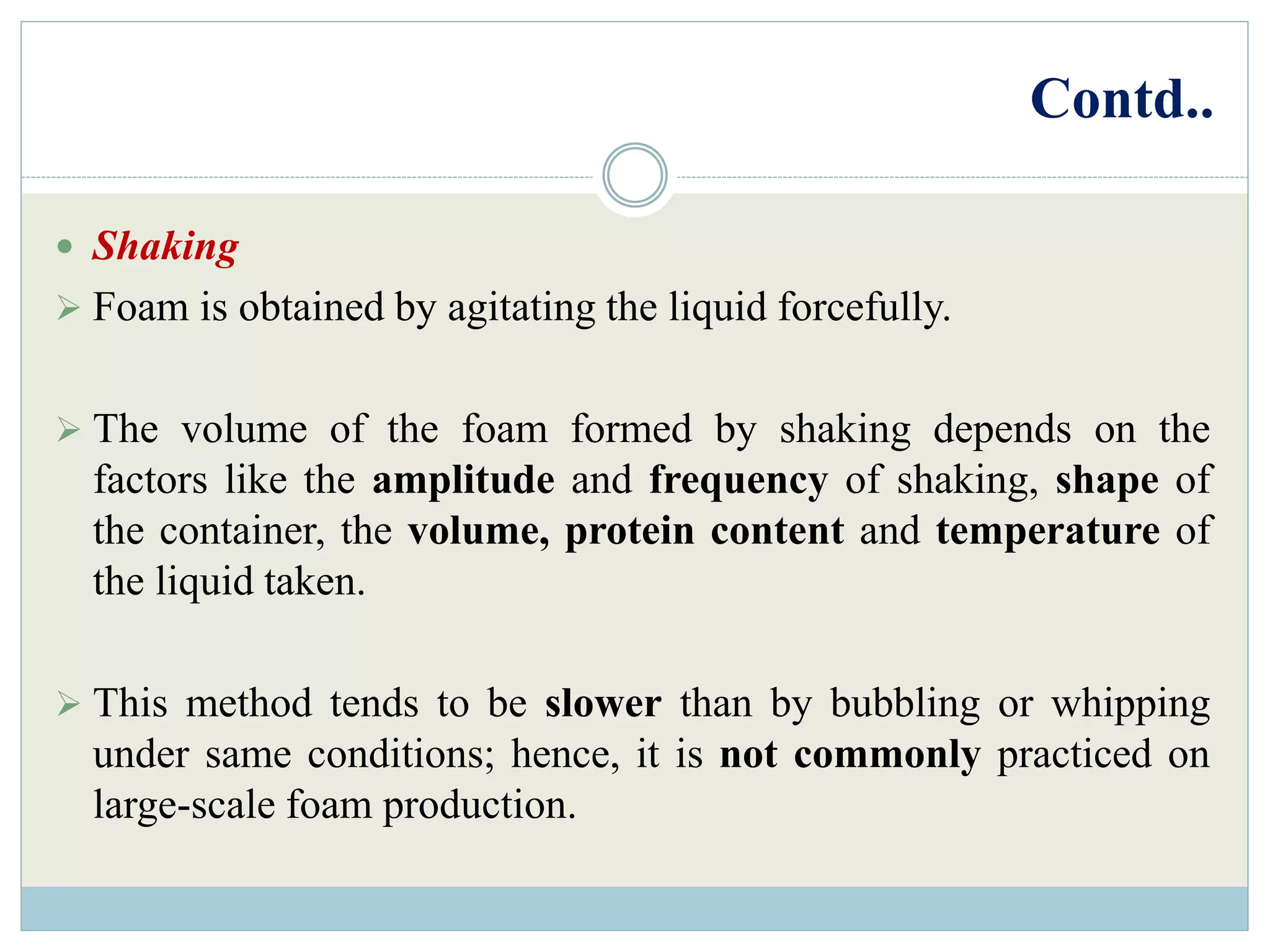 Foam mat drying | PPTX