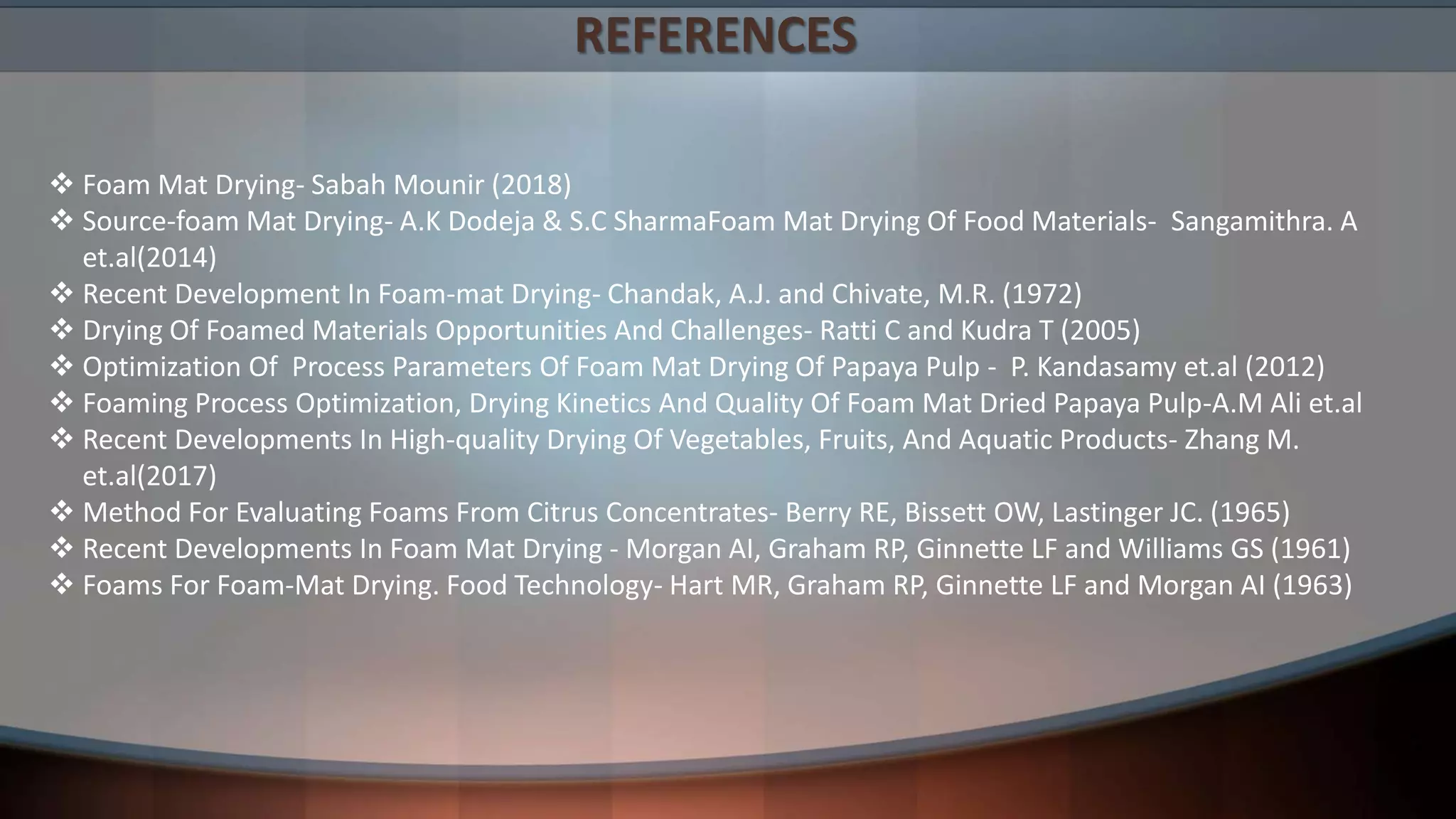 FOAM MAT DRYING TECHNIQUE.pptx