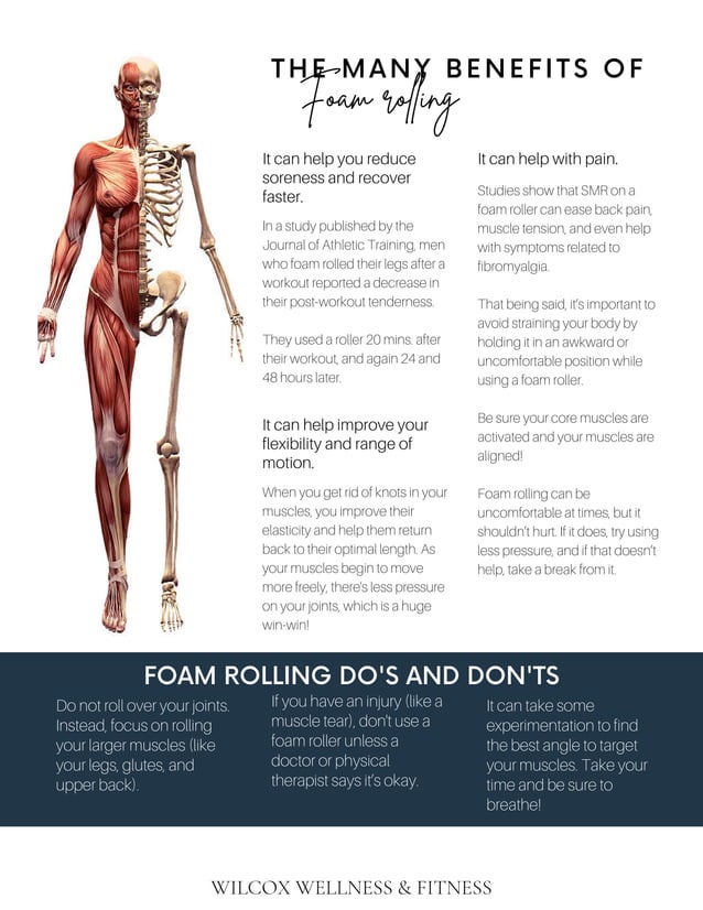 Foam Rolling Guide | PDF | Physical Therapy | Wellness