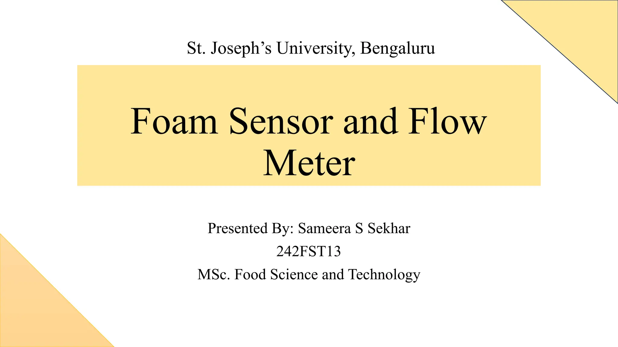 Foam Sensor and Flow Meter Used in fermentation technology.pptx