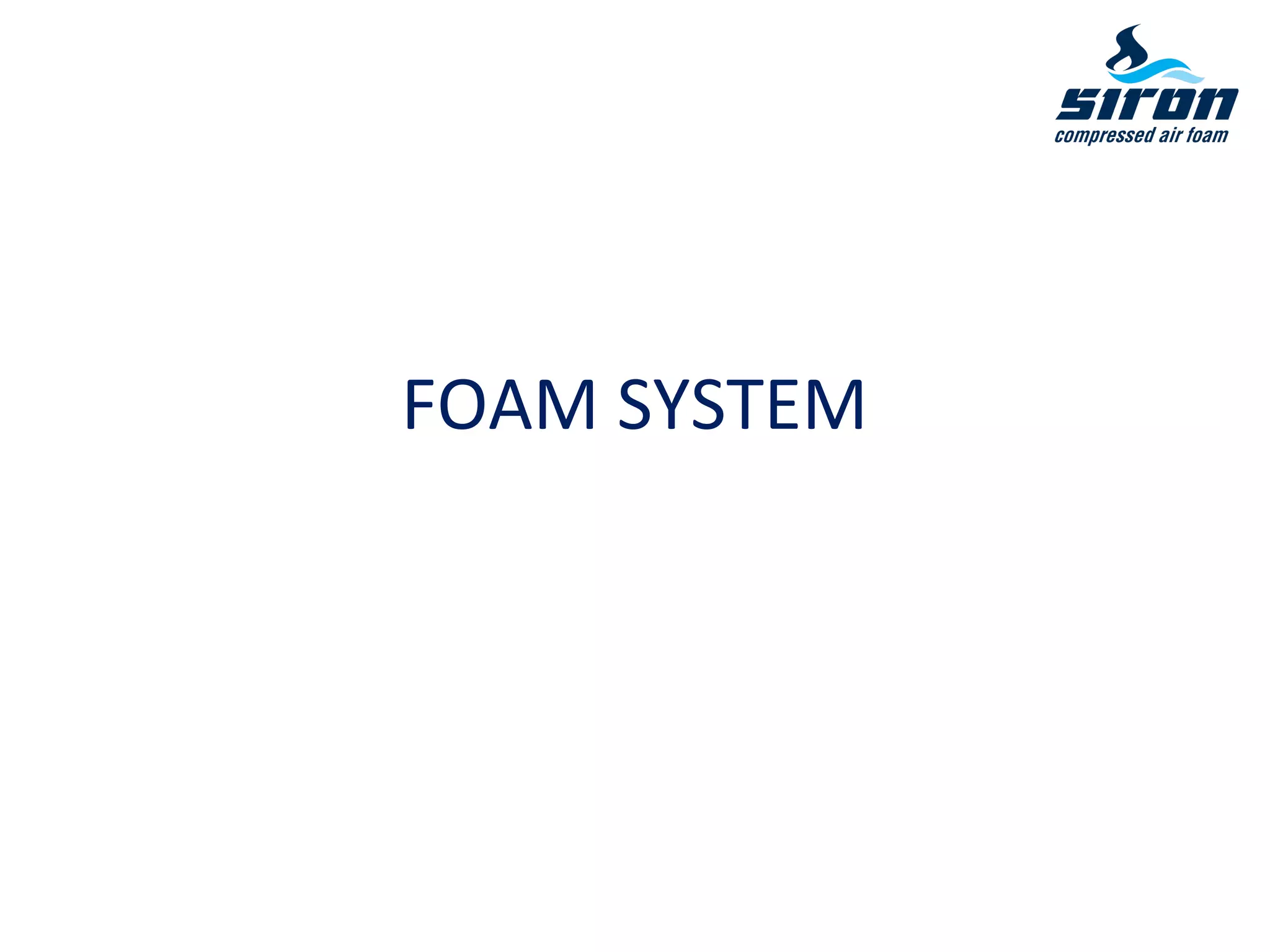Foam systems for Offshore Substations | PPS