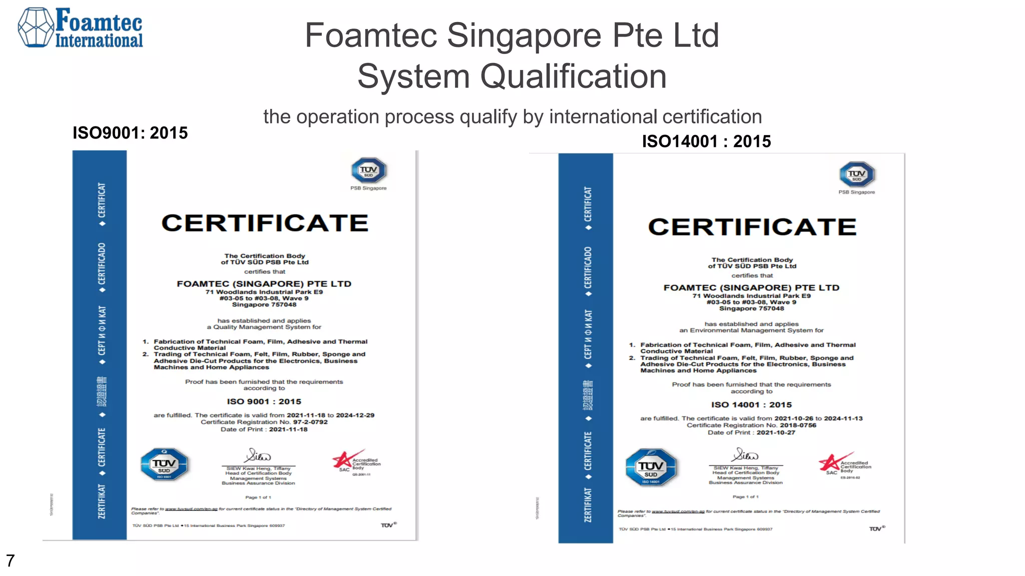Foamtec Profile | PDF