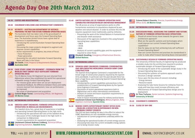 Forward Operating Bases 2012 | PDF