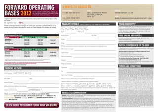 Forward Operating Bases 2012 | PDF