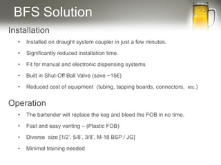 Why to use a Fob detector on your draft beer /Nitro Coffee line | PDF