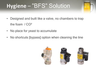 Why to use a Fob detector on your draft beer /Nitro Coffee line | PPT