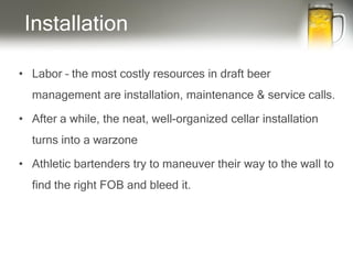 Why to use a Fob detector on your draft beer /Nitro Coffee line | PPT