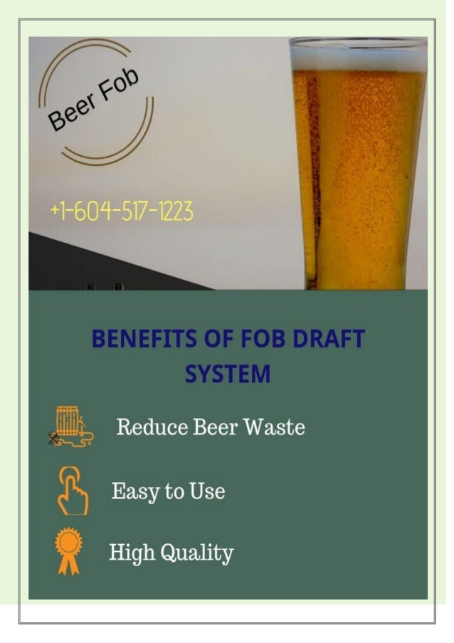 Keep continue pouring of beer with Fob draft system