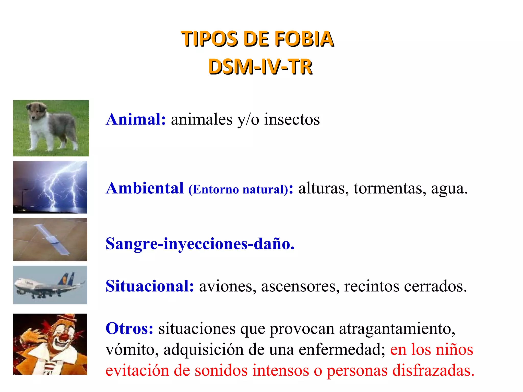 Fobia específica | PPT