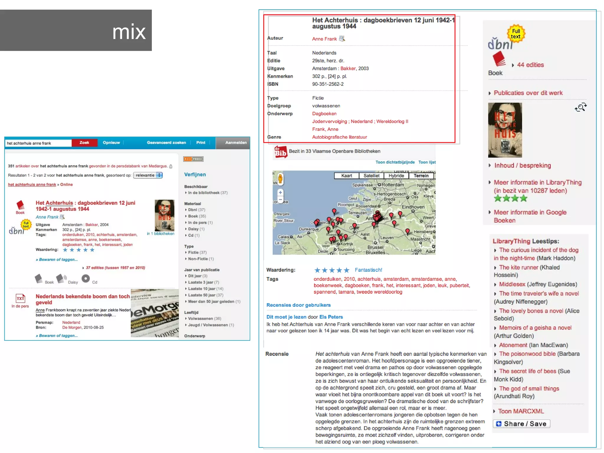 Bibliotheekcatalogus & -standaarden bekeken door het web | PPT