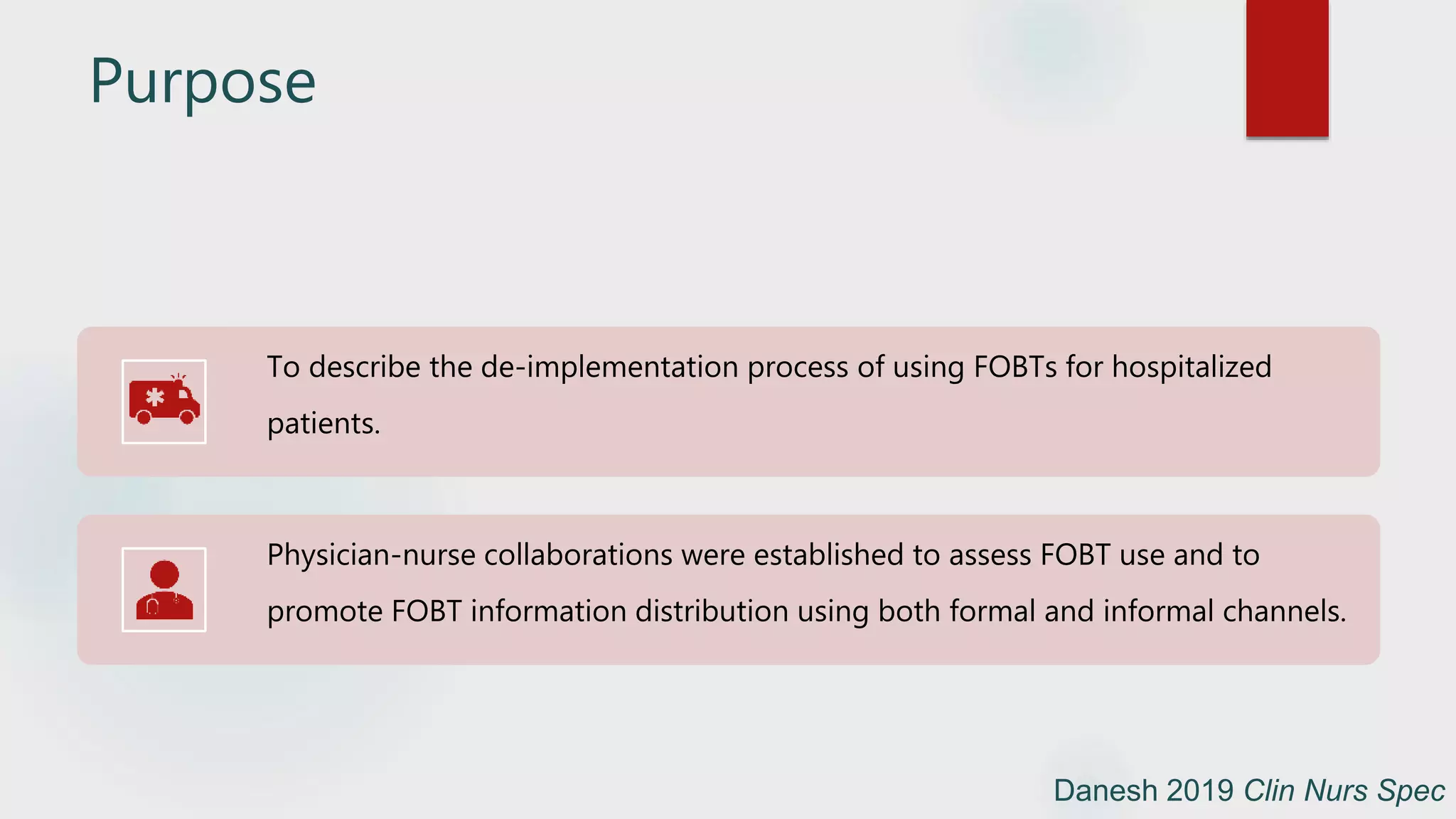 Fecal Occult Blood Tests (FOBT) | PPTX