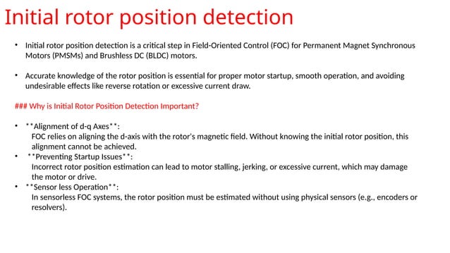 Field oriented control of PMSM motor FOC.pptx
