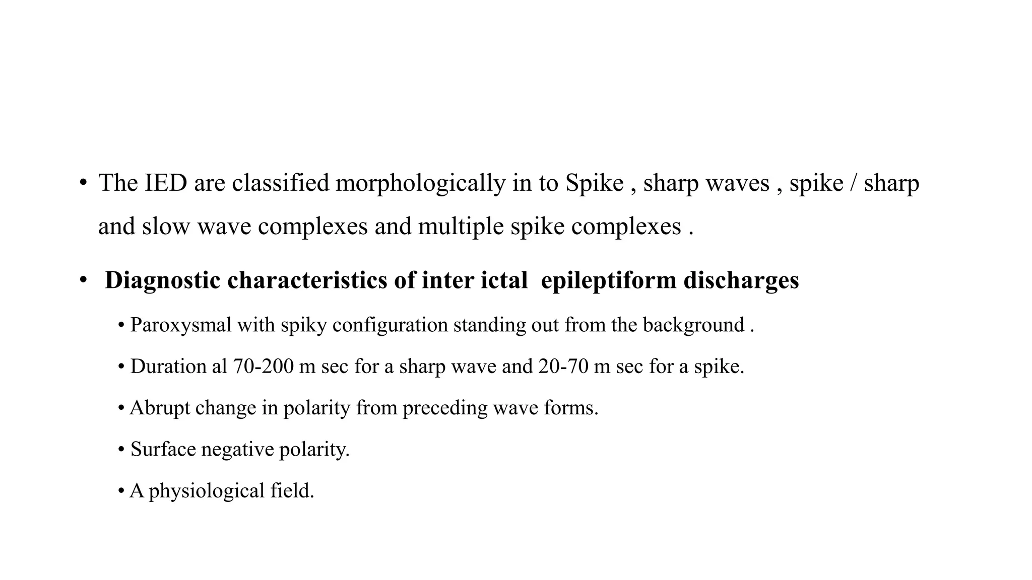 Focal epileptiform patterns principles of polarity | PPTX
