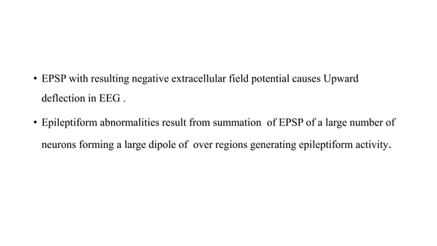 Focal epileptiform patterns principles of polarity | PPT