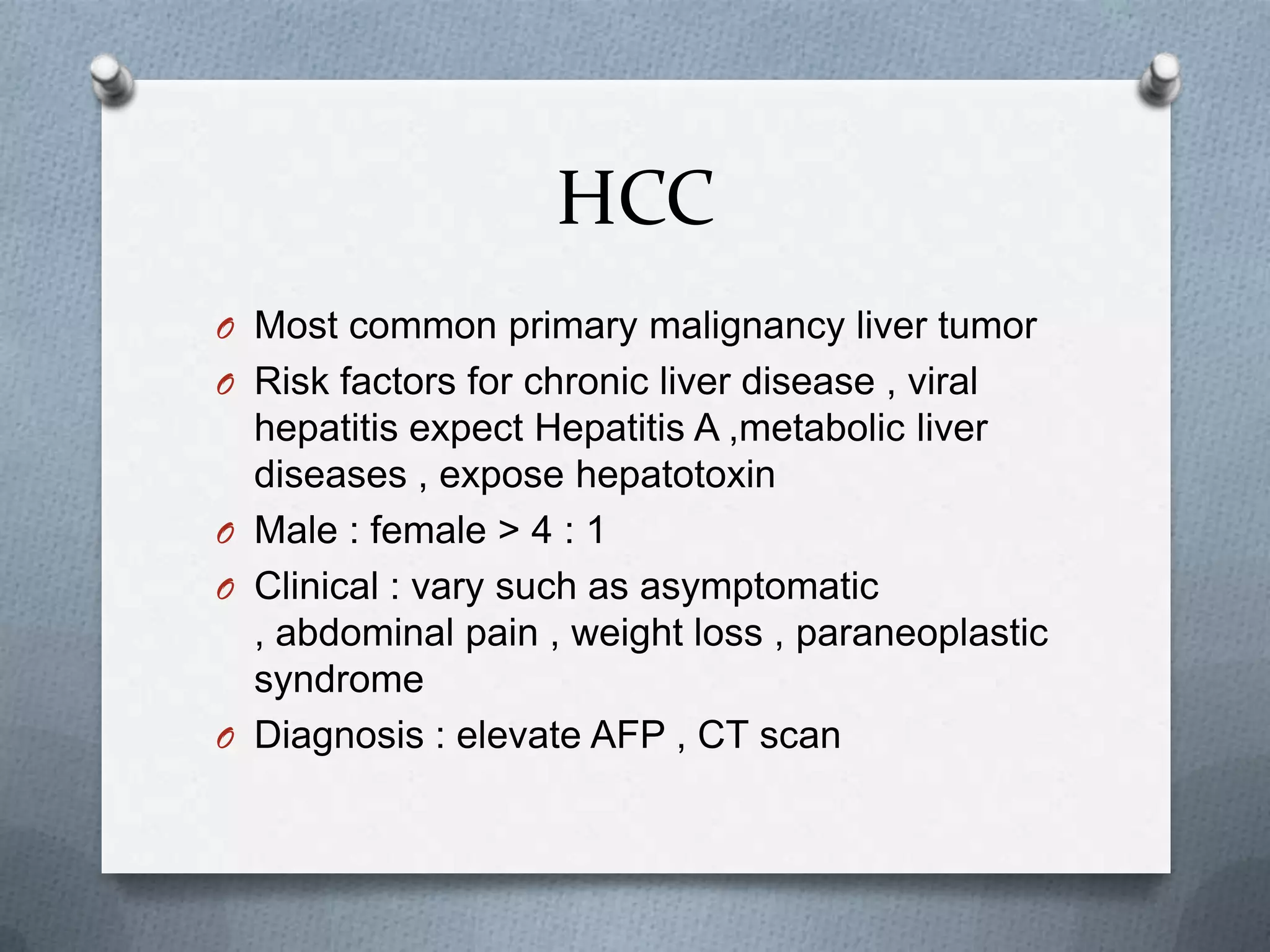 Focal liver lesion | PPTX