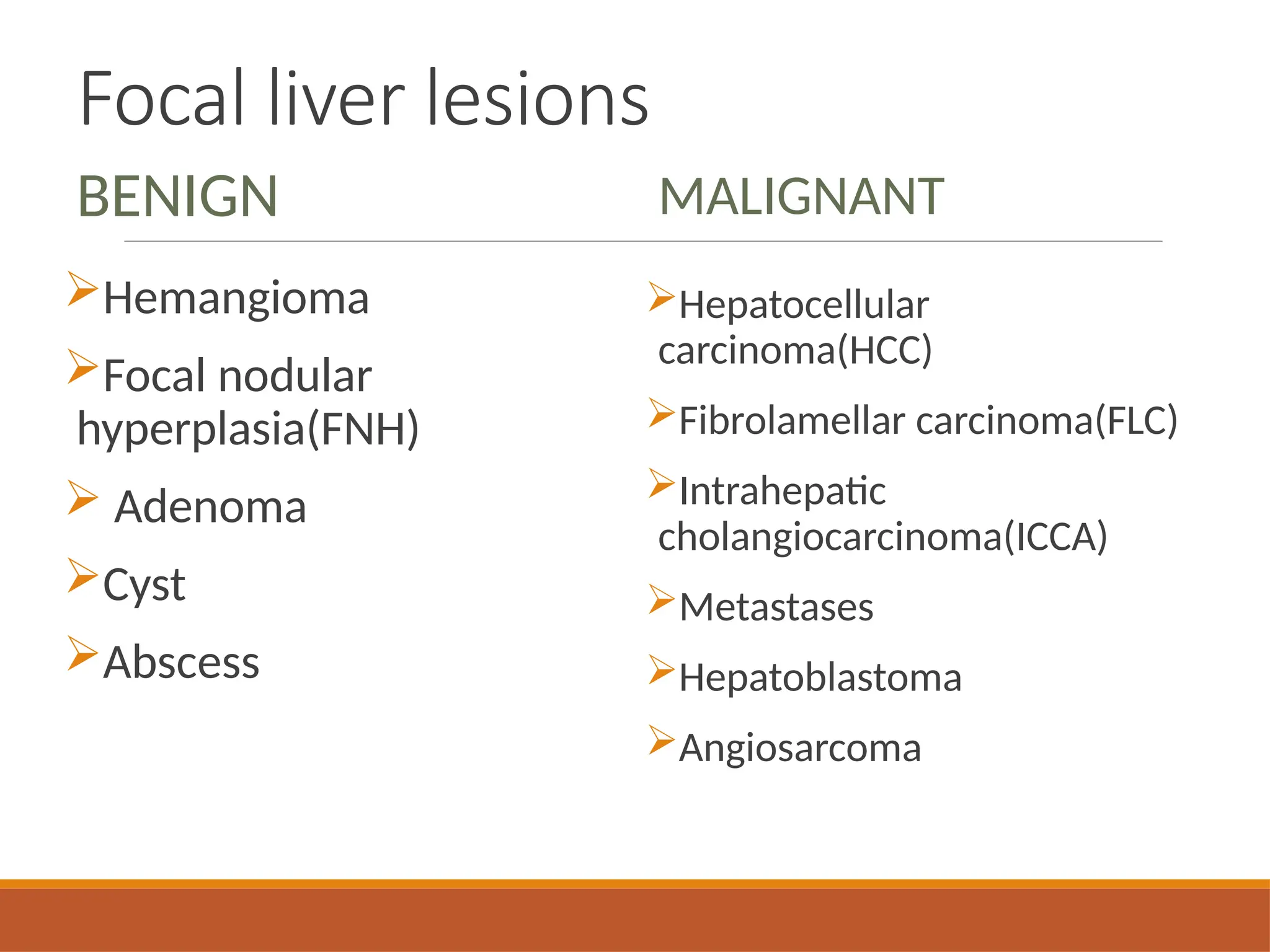 FOCAL LIVER LESIONS.pptx MMMMMMMMMMMMMMM | PPT