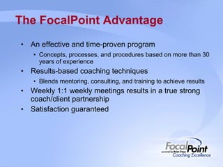 FocalPoint Business Coaching Overview | PPT