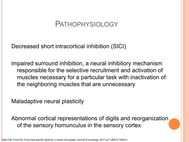 Focal Task Specific Dystonia | PPTX | Brain and Nervous System ...