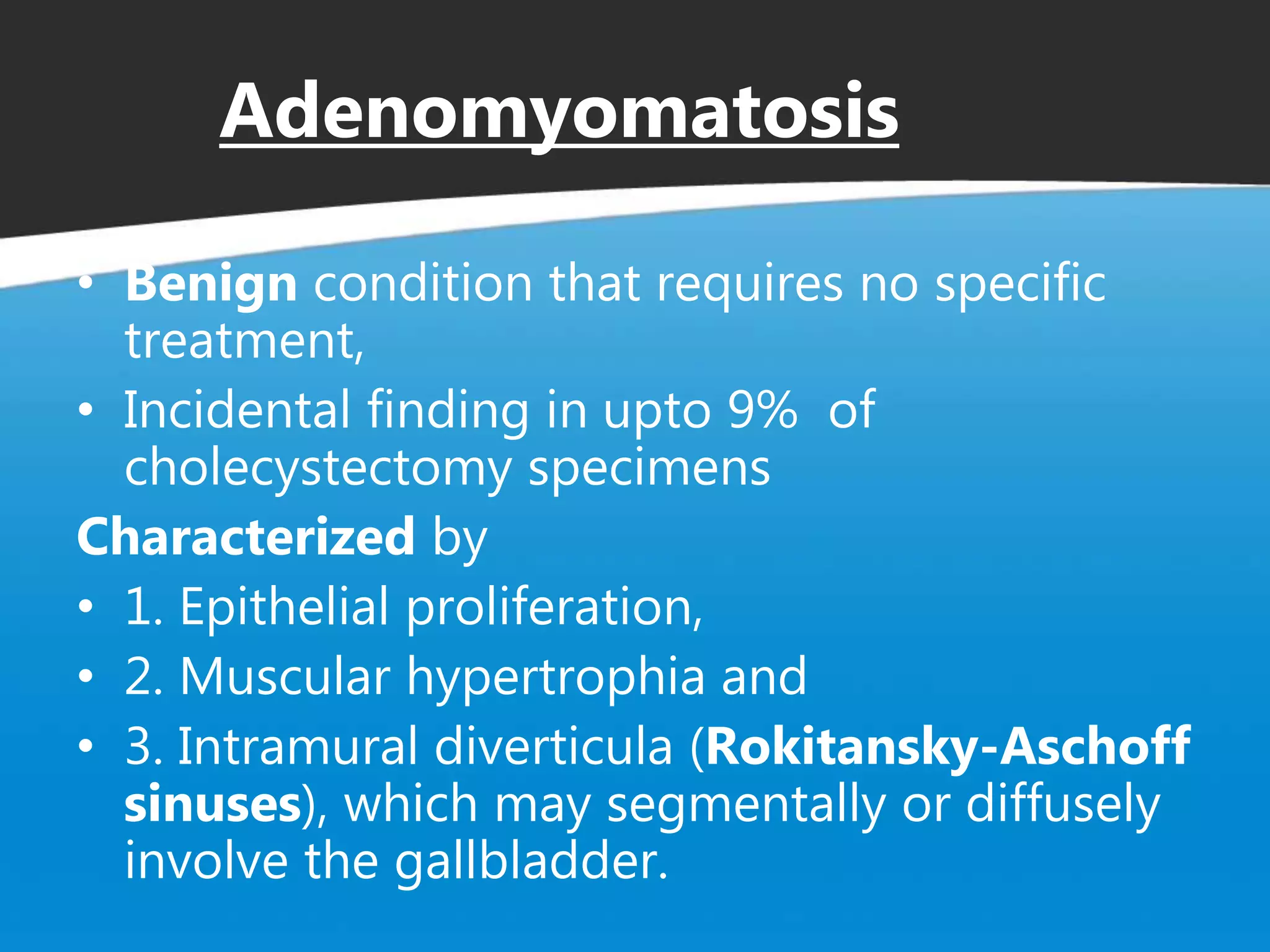 Focal vs diffuse gall bladder wall thickening | PPTX