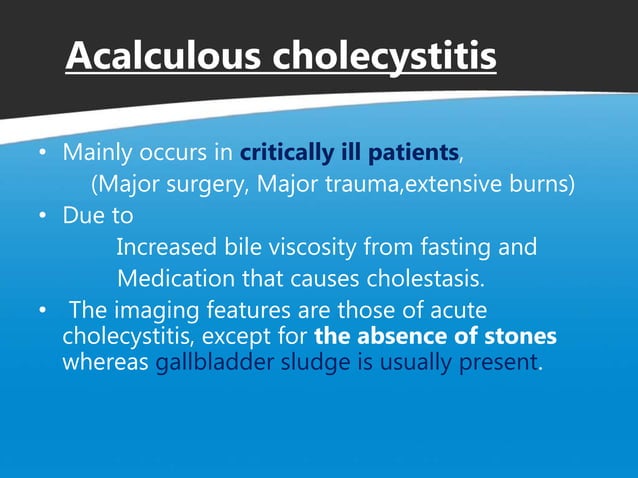 Focal vs diffuse gall bladder wall thickening | PPTX | Digestive ...